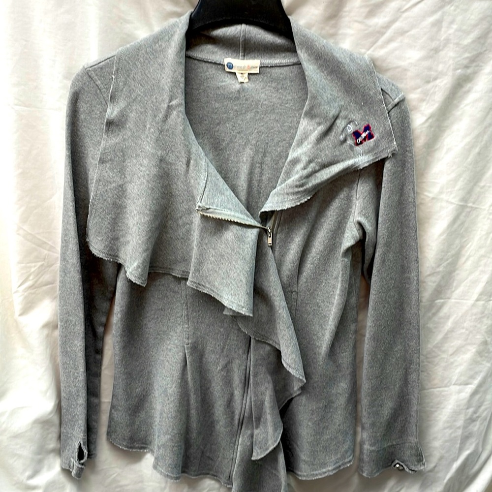 Meesh & Mia Ole Ms Asymmetrical Zip Front Top Ladies … - Gem